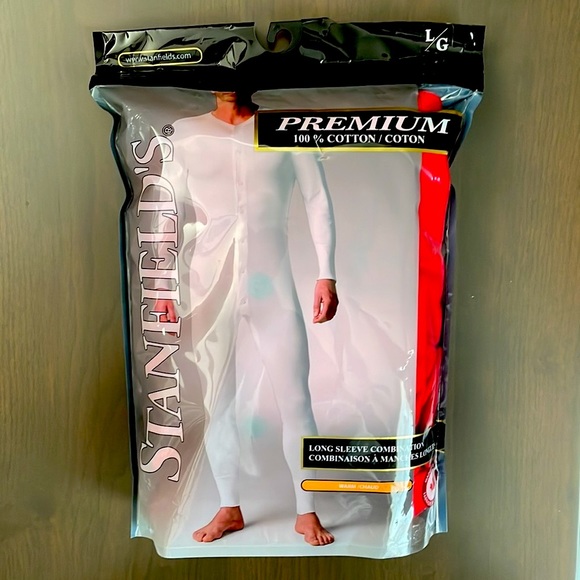 Stanfield’s | Shirts | Mens Stanfields Premium Cotton Union Suit Onesie ...